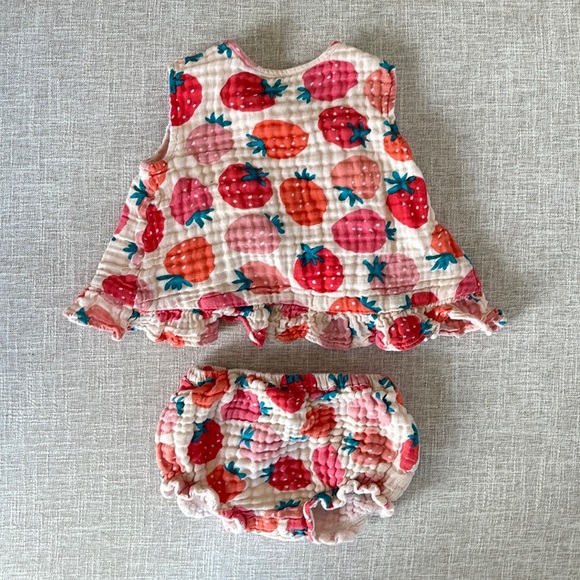 Angel Dear | Matching Sets | Angel Dear Strawberry Swing Top And ...